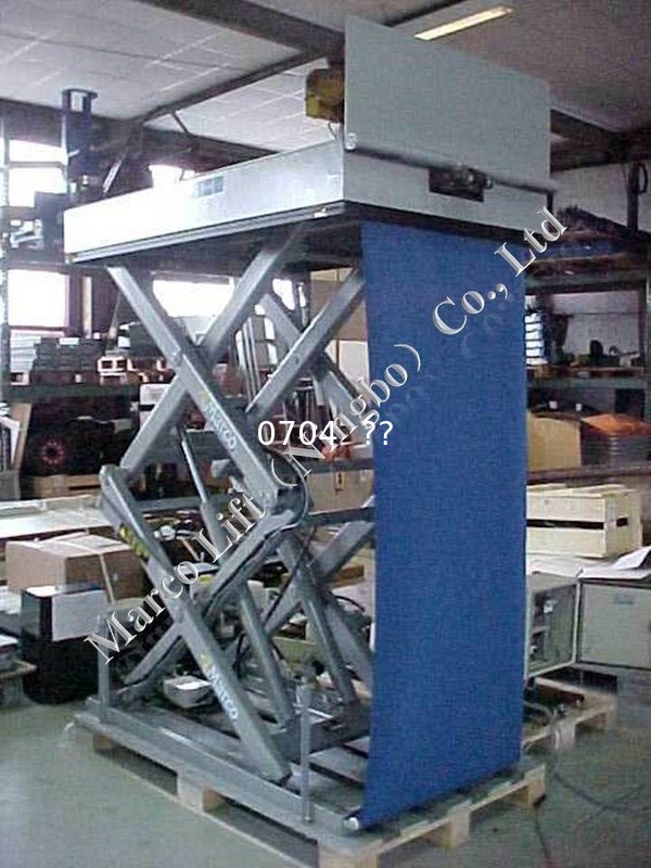CE Certified Customizable Marco High Scissor Lift Table with Loading ...